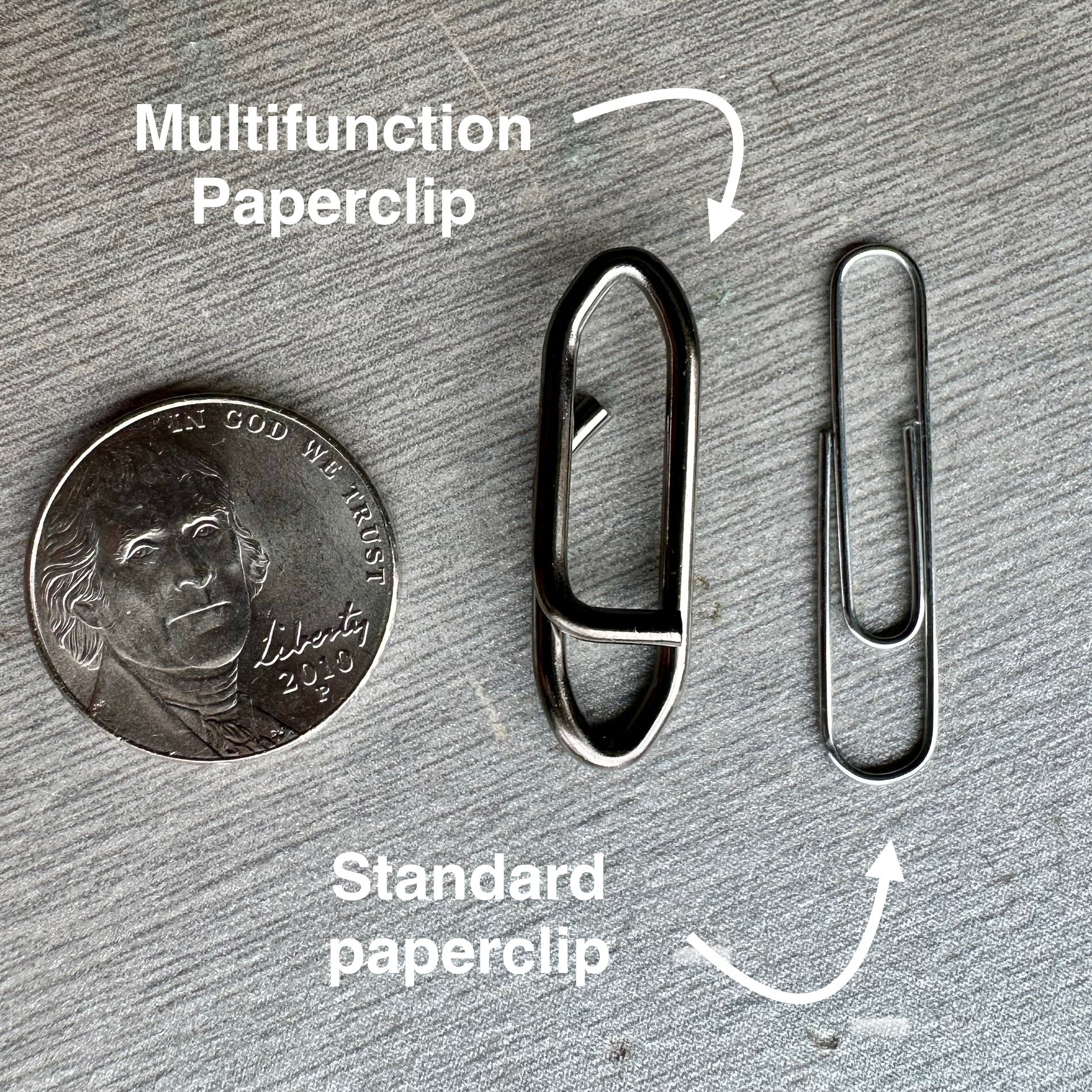 Low Profile Multifunction Paperclips - 4 Pack – Spycraft 101