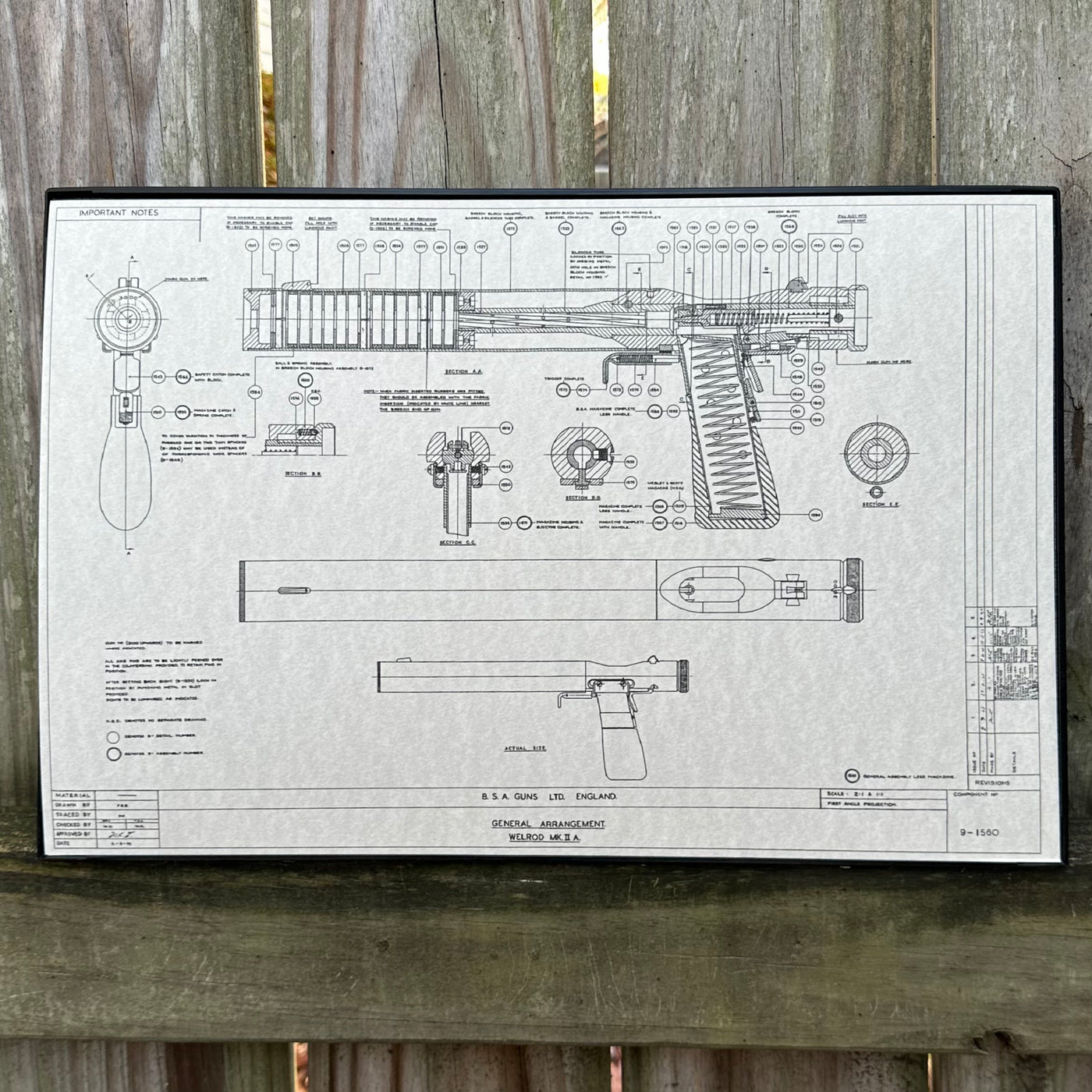 Welrod Hand Firing Device Schematic Poster – Spycraft 101