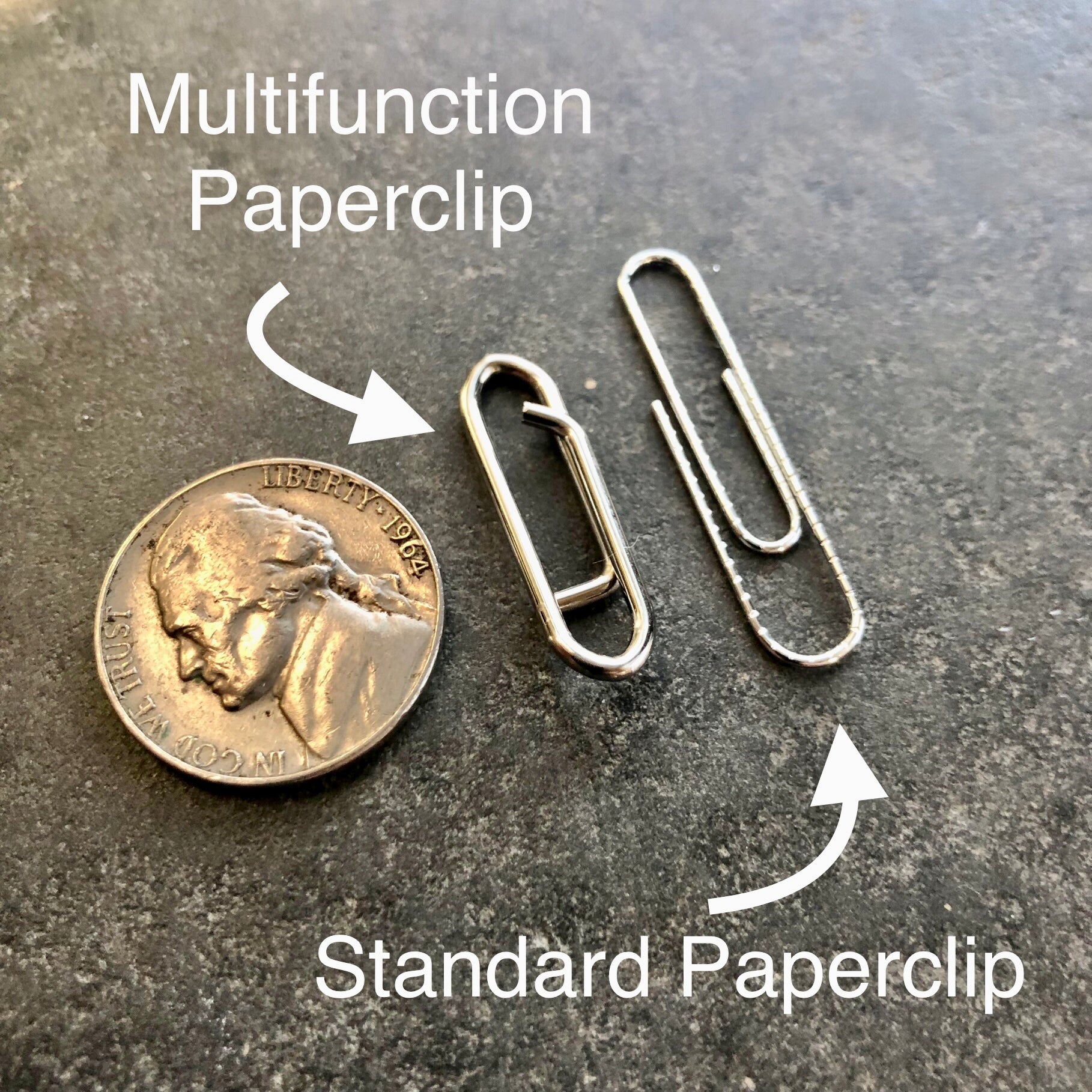 Low Profile Multifunction Paperclips - 4 Pack – Spycraft 101