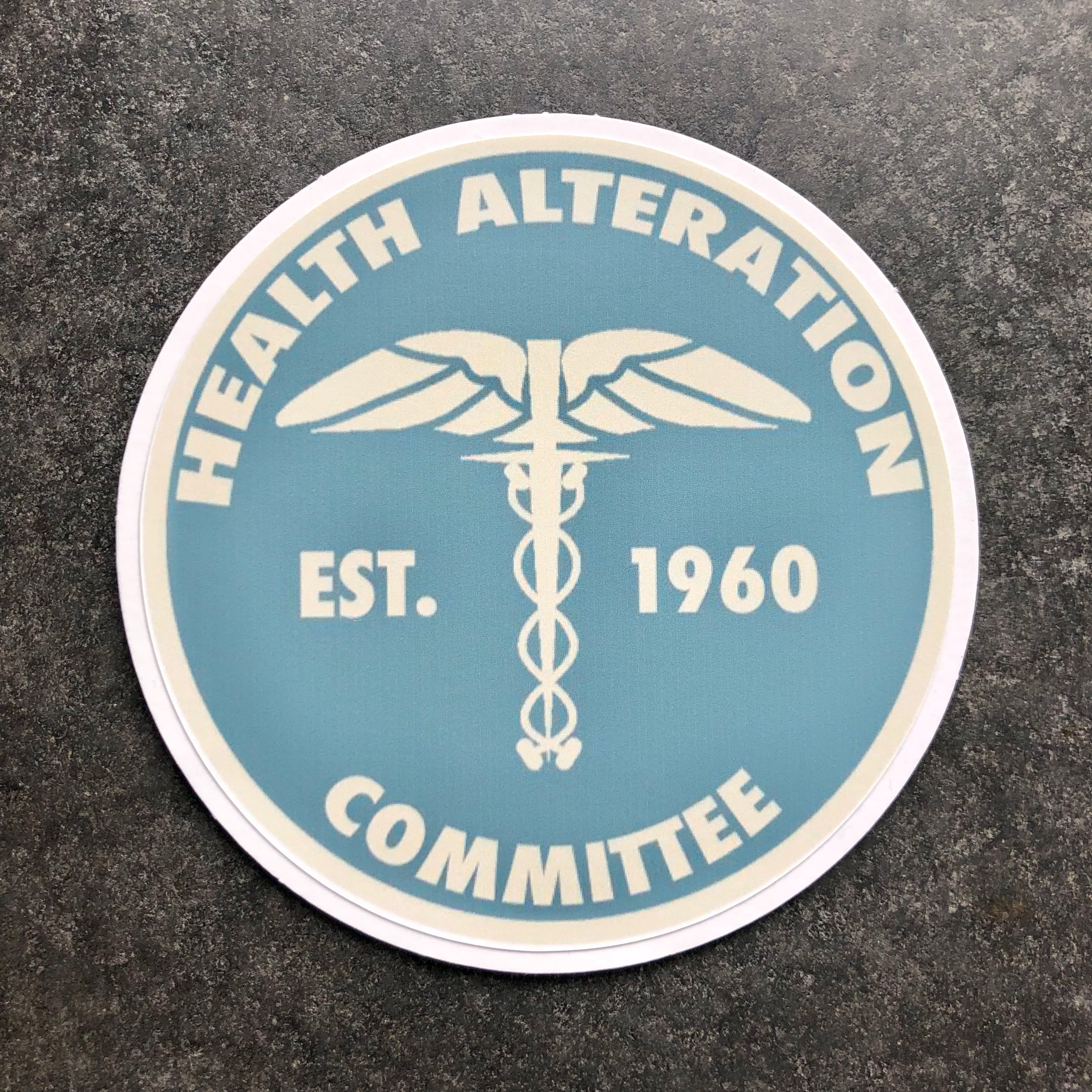 Health Alteration Committee Sticker – Spycraft 101